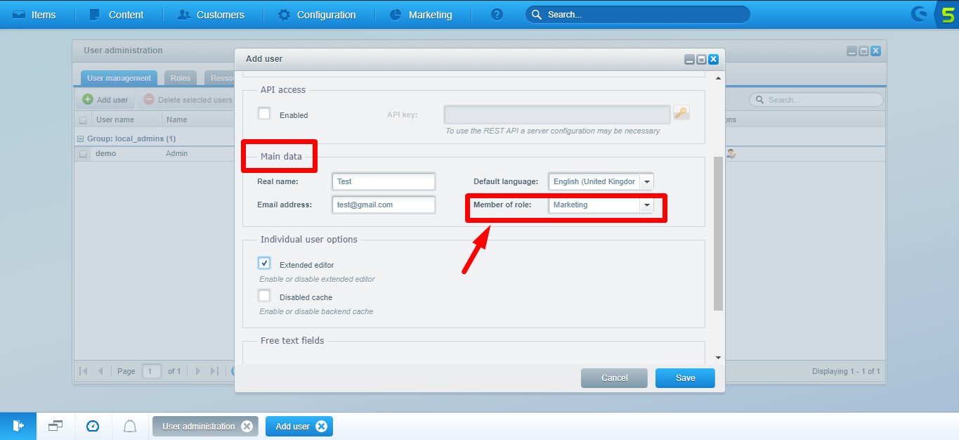 How To Create Admin User In Shopware 5 With Different User Role Bay20 Software