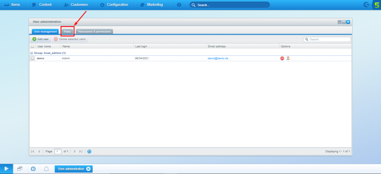 How To Create Admin User In Shopware 5 With Different User Role Bay20 Software