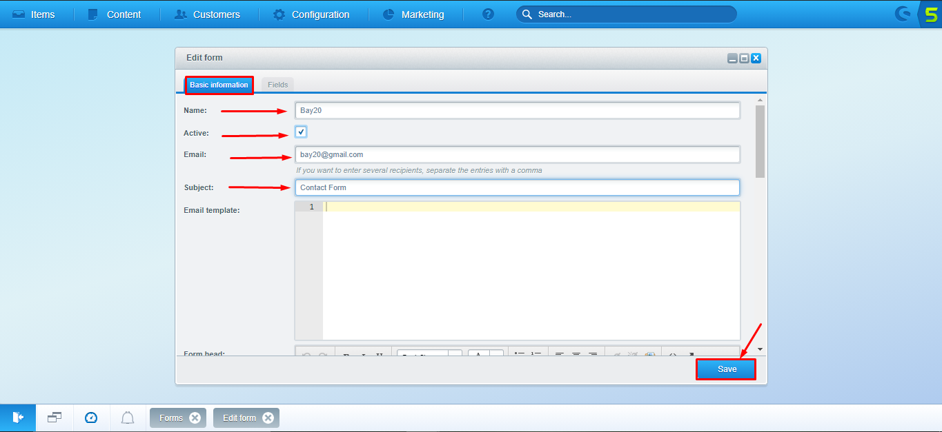 How to Create New Form and Call It on Shop Pages in Shopware 5 | Bay20 ...