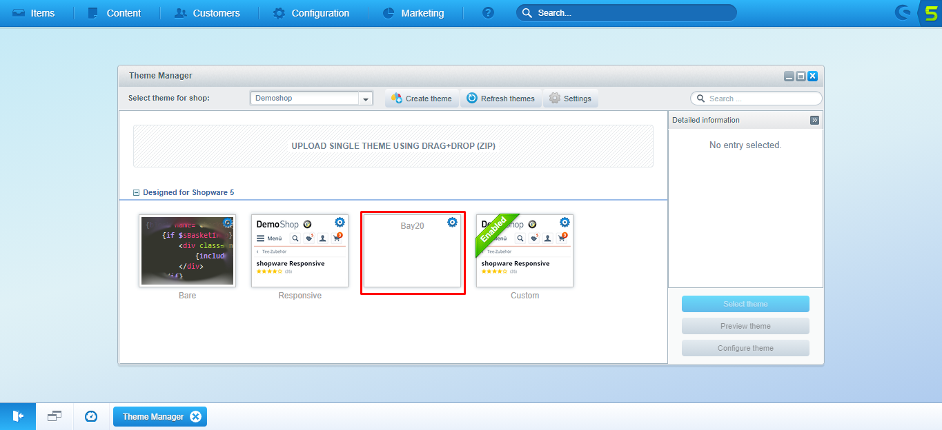 How To Create Shopware 5 Theme In Different Ways | Bay20 Software