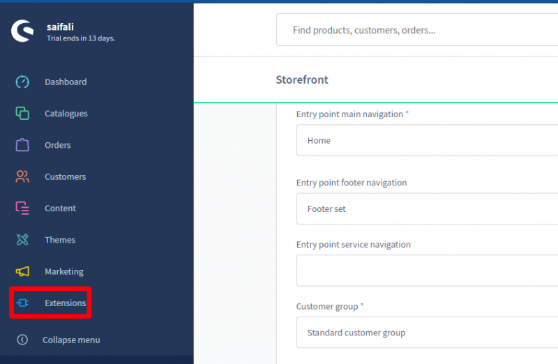 How To Setup The Footer And Service Menu In Shopware 6 | Bay20 Software