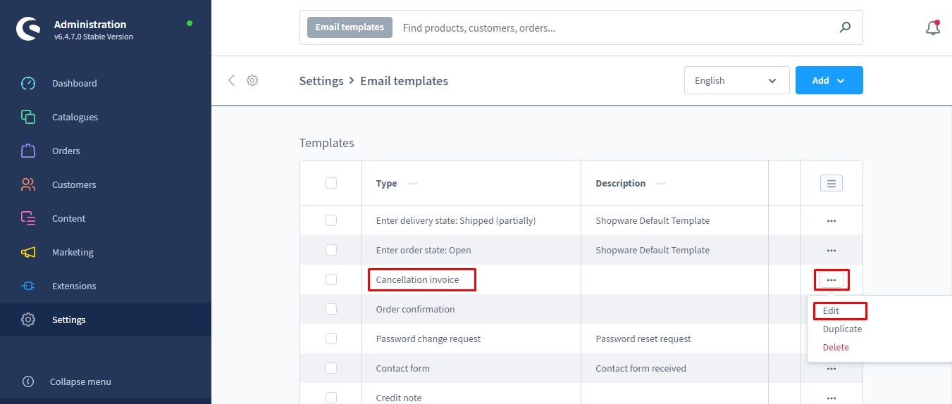 How to Edit Email Template in Shopware 6 | Bay20 Software
