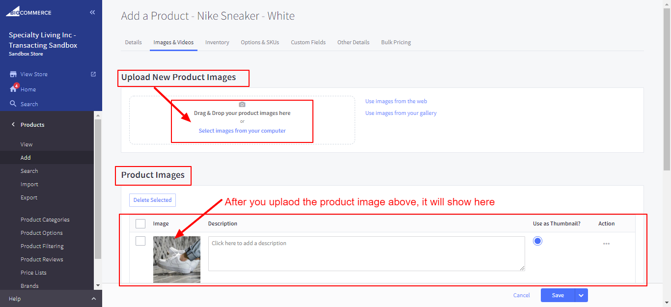 How To Add Your Products In Bigcommerce