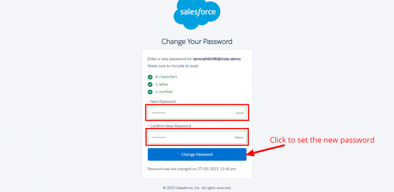 How to Generate Password for a Salesforce ORG
