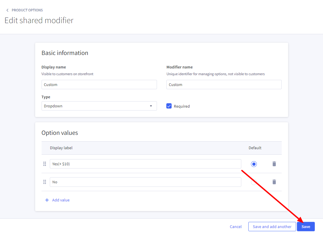 How to Save Time by Using Shared Variant and Modifier Options