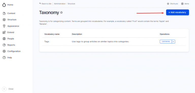 How to Create And Use Taxonomy in Drupal | Bay20 Software