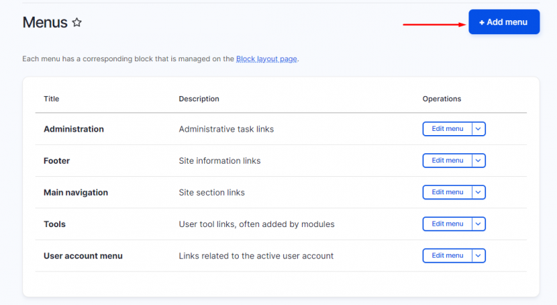 How to Create and Manage Menus in Drupal | Bay20 Software